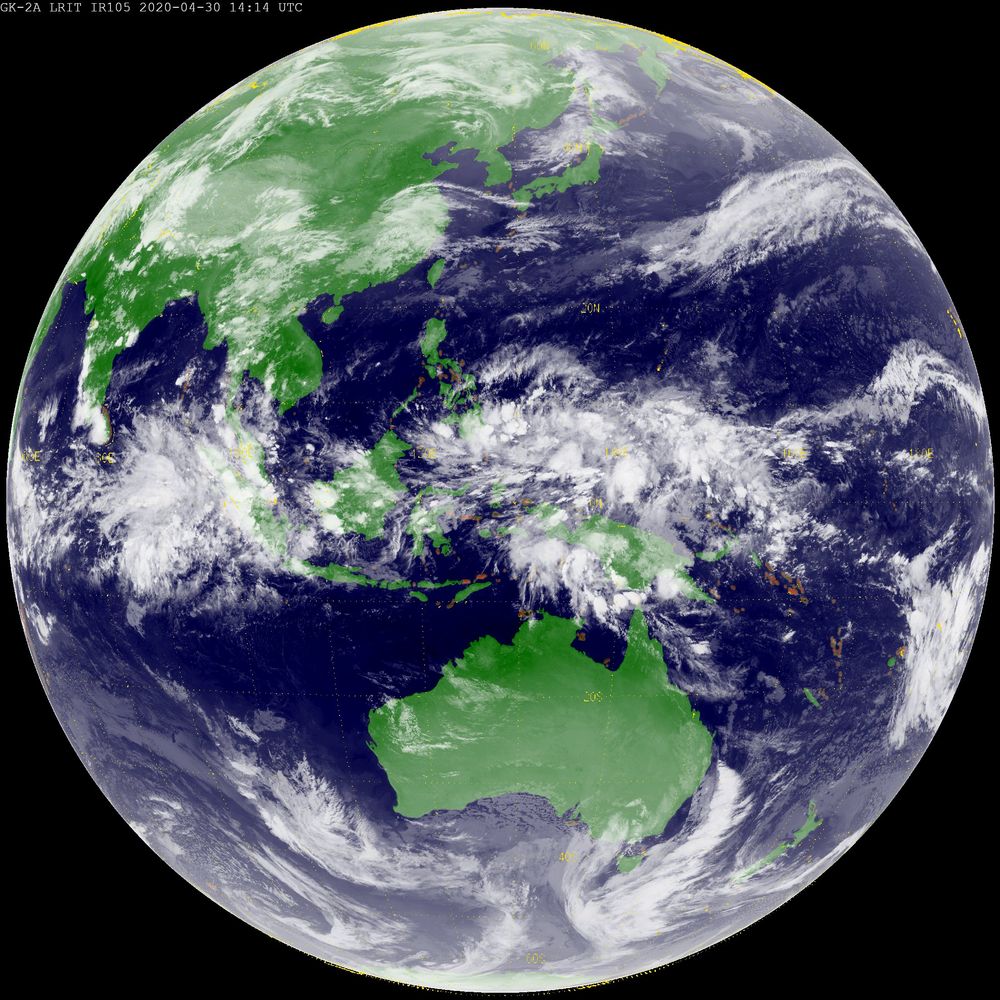 Receiving Images from Geostationary Weather Satellite GK-2A